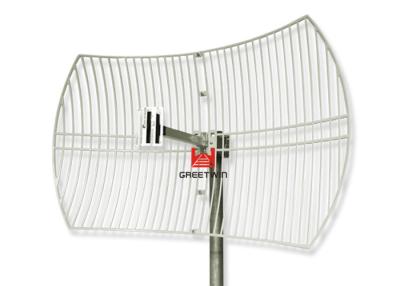 China Vertical Mobile Signal Repeater 2.4 Ghz 24dBi Grid Parabolic Antenna 3G for sale