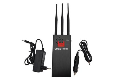 Cina Emittente di disturbo del segnale del telefono cellulare del telecomando 315MHz 433MHz 868MHz con le antenne 3pcs in vendita