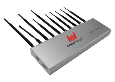 China jammer do telefone do VHF 3G 4G do HF do jammer do sinal do telefone celular de 20W GPS WiFi Bluetooth à venda