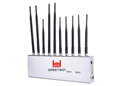 Cina 10 bande piene di WiFi GPS dello stampo del segnale del cellulare delle antenne 3G 4G segnalano l'emittente di disturbo in vendita