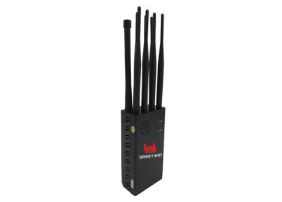 Cina Dispositivo di didascalia del telefono cellulare di 8 antenne, emittente di disturbo portatile del segnale con l'alta antenna di guadagno 3dBi in vendita