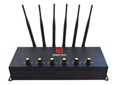 Cina Emittente di disturbo regolabile del segnale del telefono cellulare di 6 bande, stampo del segnale di CDMA GSM PCS 3G 4G in vendita