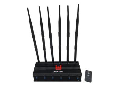Cina 6 emittente di disturbo del segnale del telefono cellulare della banda 4G con telecomando, potenza di uscita regolabile in vendita