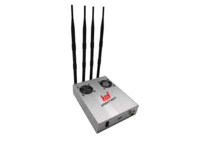 Cina Emittente di disturbo del segnale del telefono cellulare di WIFI, emittente di disturbo mobile di frequenza di rf con 4 antenne in vendita