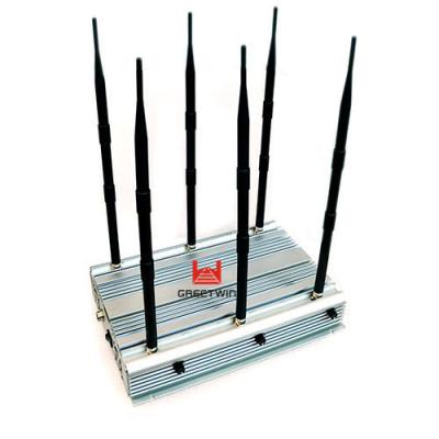 中国 70W 2G 3G 4G WiFiの4冷却ファンを使用して屋内小型携帯用携帯電話の妨害機中 販売のため