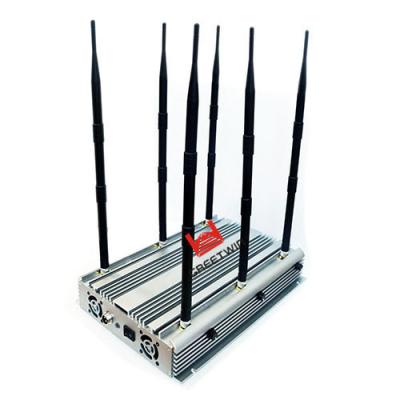 Cina mini emittente di disturbo portatile del cellulare di 70W 2G 3G 4G WiFi dell'interno facendo uso della ventola di raffreddamento 4 dentro in vendita