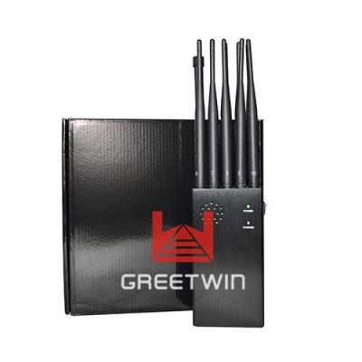 Cina Le antenne portatili del blocchetto 3G 4G 10 dell'emittente di disturbo del segnale del telefono cellulare più 2-20 misura il blocco con un contatore della gamma in vendita