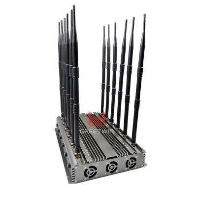 Cina 12 canali WIFI5.8G, VHF LOJACK di frequenza ultraelevata che inceppa l'emittente di disturbo del segnale di distanza 60m in vendita