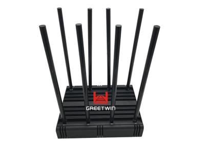 Cina Frequenze personalizzabili dell'emittente di disturbo del segnale del telefono cellulare della banda del desktop 10W 8 in vendita