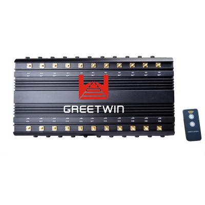 Cina Emittente di disturbo senza fili 5G LTE 2G 3G 4G Wi-Fi GPS del segnale di 22 antenne con potere INSERITA/DISINSERITA di giro telecomandato infrarosso in vendita