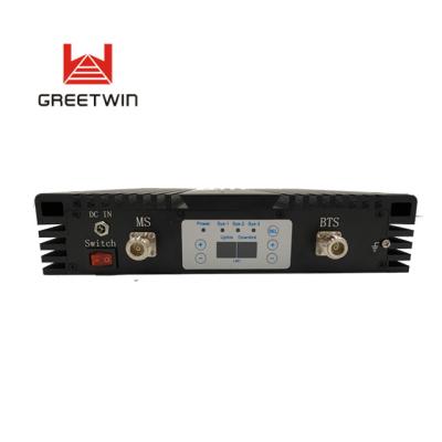 Cina tri rinforzatore del segnale del telefono cellulare della banda 20dBm, amplificatore mobile 900/1800/2100MHz del segnale in vendita