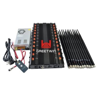 中国 40m 45W 3G 4G 5g WiFi GPS GSM RF Lojack信号の妨害機 販売のため