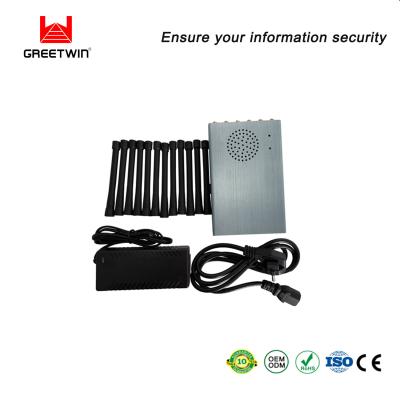Cina ODM WiFi Bluetooth dell'emittente di disturbo del segnale del telefono cellulare di 895MHz 12W in vendita