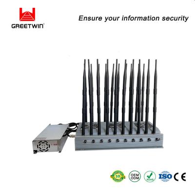 Cina Canali 2.5dBi di frequenza ultraelevata 20 di VHF dell'emittente di disturbo del segnale del telefono cellulare 433MHz di CDMA 850 in vendita