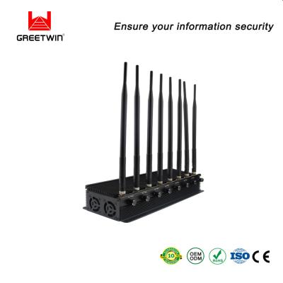 Cina emittente di disturbo di GPS Lojack delle bande dello stampo 8 dell'emittente di disturbo del segnale di GSM CDMA delle antenne 2.5dBi in vendita
