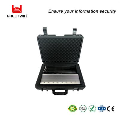 Cina Stampo da tavolino del segnale 70W di CDMA 850 delle antenne mobili regolabili dell'emittente di disturbo 8 in vendita