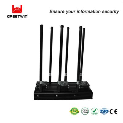 Cina Su misura 8 frequenze del segnale dell'emittente di disturbo di didascalia di Surpport 2G 3G 4G 5G WIFI Bluetooth Lojack in vendita