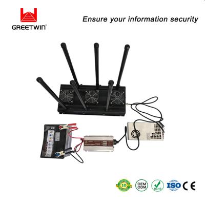 Cina Su misura 8 frequenze del segnale dell'emittente di disturbo di didascalia di Surpport 2G 3G 4G 5G WIFI Bluetooth Lojack in vendita