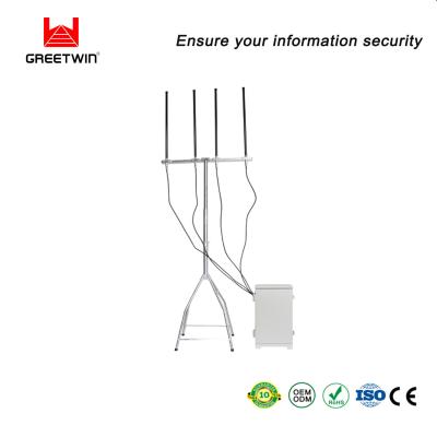 Cina Anti emittente di disturbo impermeabile della prigione dello stampo 95MHz del segnale del fuco 177W di CDMA 850 in vendita