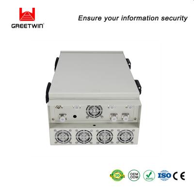 Cina Anti emittente di disturbo impermeabile della prigione dello stampo 95MHz del segnale del fuco 177W di CDMA 850 in vendita