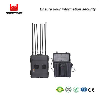 Cina La DDS portatile 360w 8 dell'emittente di disturbo del telefono cellulare di RCIED lega il protocollo RJ485 in vendita