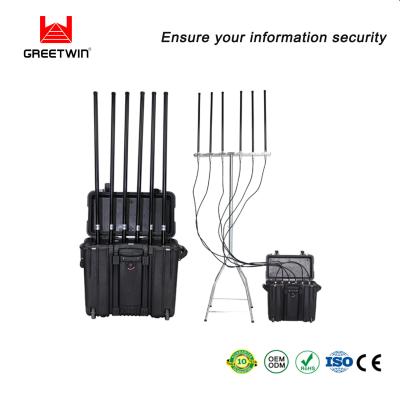 Cina stampo del fuco dell'emittente di disturbo 20AH LiFePO4 del Uav della lunga autonomia di 20W 1880MHz anti in vendita