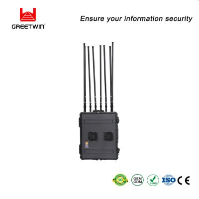 China DDS 360w RJ485 Protocol Portable Phone Jammer RCIED Direct Digital Synthesize for sale