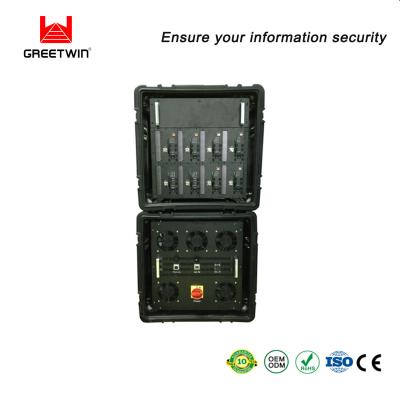 Cina emittente di disturbo portatile del telefono cellulare dello stampo militare RCIED del segnale di 20MHz-2700MHz 590w in vendita