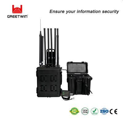 Cina emittente di disturbo del segnale delle cellule del segnale dell'emittente di disturbo 360W della bomba del veicolo della DDS di 433MHz 7dBi in vendita