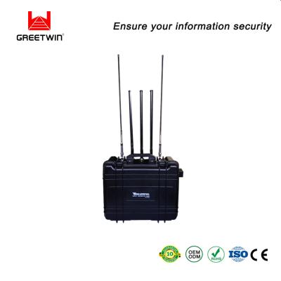 China Jammer do sinal do telefone do construtor ISO9001 4G do sinal da frequência ultraelevada do VHF de GPS AC240V 80W à venda