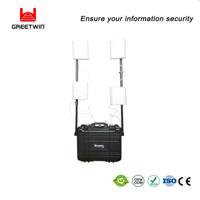 China Jammer do sinal do telefone do construtor ISO9001 4G do sinal da frequência ultraelevada do VHF de GPS AC240V 80W à venda