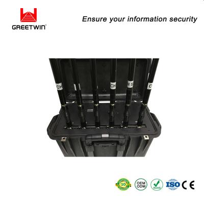 Κίνα Jammer σημάτων 90w 20AH LiFePO4 φορητές κατευθυντικές κεραίες 2hours 14dBi προς πώληση