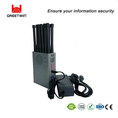 中国 AC240V WCDMAの携帯電話信号の妨害機5G Lte 12w携帯用信号のブロッカー 販売のため