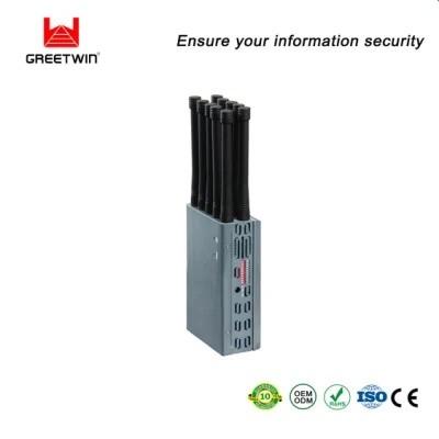 中国 AC240Vの携帯電話信号の妨害機8000mAH WiFi 3G 4G LTE UMTS DCS 販売のため