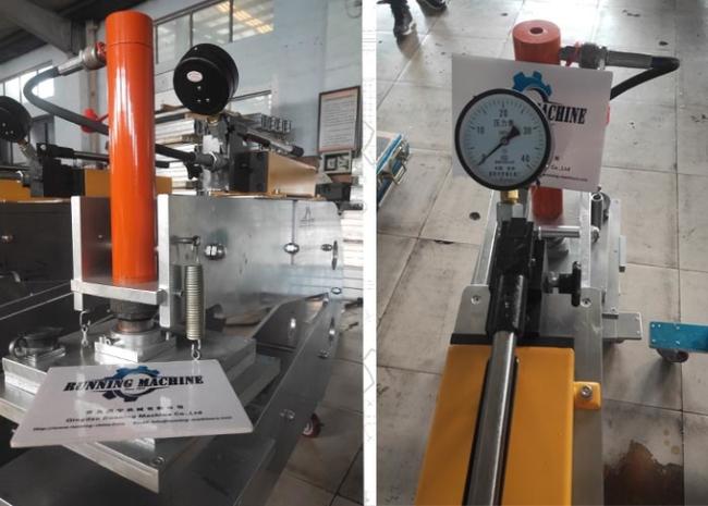 200*200 Integrated Spot C Clamp Light Weight Rubber Belt Repair Machine 2