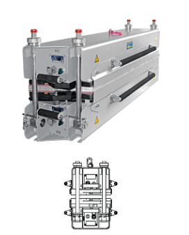 800 mm EA bar two piece used Conveyor Belt Vulcanizing Machine with automatic control box 1