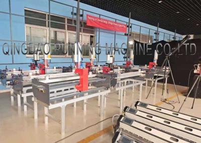 China Semi Automatic Pneumatic Conveyor Belt Punching Machine Mobile Finger Puncher for sale