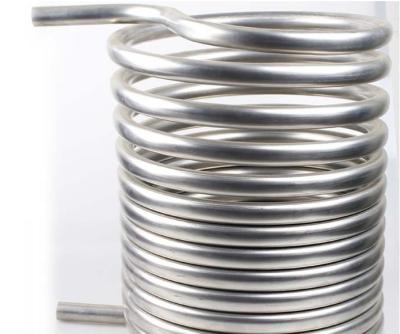 China Supply gr2/gr12 titanium coil tube for condenser tubing /heat exchanger/ radiator from China factory price for sale