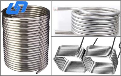 China titanium coil tube Snake shape ASTM B338 Gr. 2 Titanium Coil Tube/ Spiral Tube for sale
