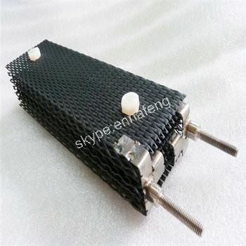 China multifunctional dsa titanium electrode plate for salt chlorinator for sale
