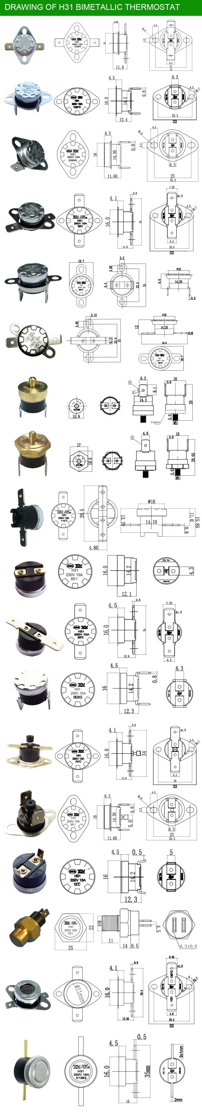 KSD301 Thermostat certification badges