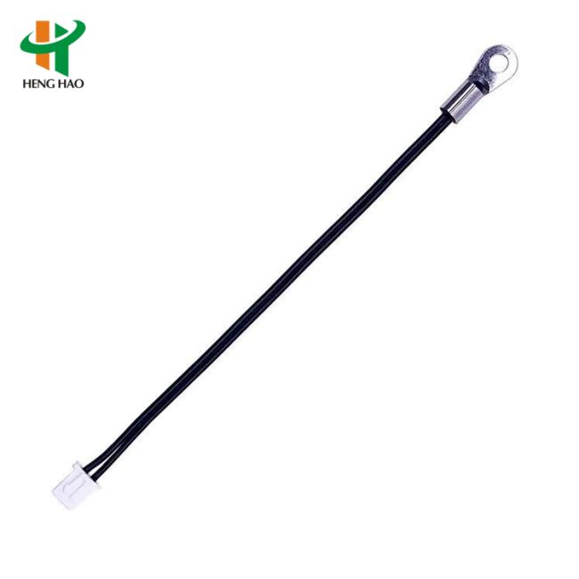 10K epoxy water drop NTC temperature sensor close-up