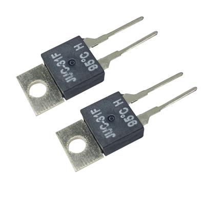 China Thermal Controller Mini Bimetallic Thermostat Switch JUC-31F 250V 2A 130 Degree for sale