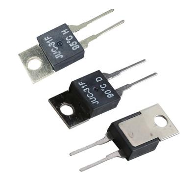 China 250V 2A Bimetal Thermostat Temperature Controller Switch Overload Mini for sale