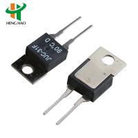 China 250V 2A Bimetal Thermostat Temperature Controller Switch Overload Mini for sale