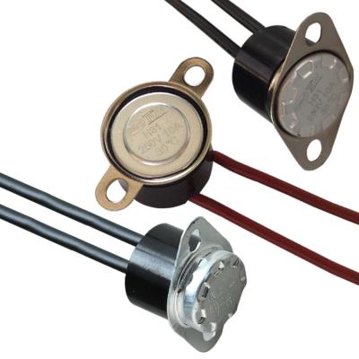 中国 Ksd301スナップの行為のサーモスタット、熱限られた温度調節器スイッチ 販売のため