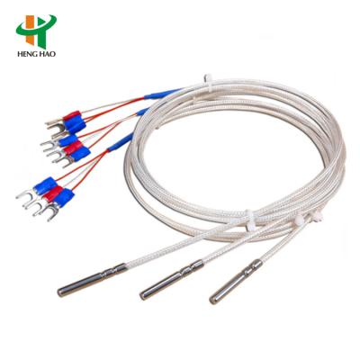 China 9V 0.1A Temperature Sensing Probe , Thermistor Platinum Resistor Temperature Sensor for sale