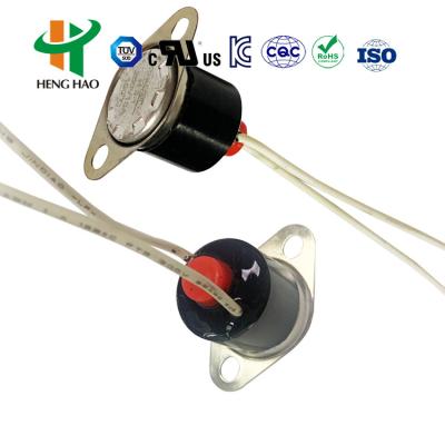 China Interruptor de temperatura controlada del TUV, regulador de temperatura KSD301 Thermal Fuse en venta