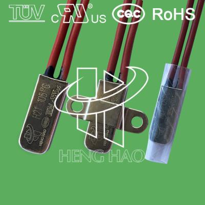 China AC125V 250V Rated Thermal Overload Protector Switch Micro Motor / Transformer Usage for sale