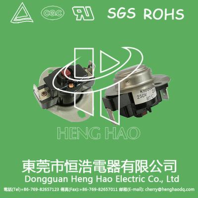 중국 KSD301 열 한정된 스위치, KSD301 두금속 온도 스위치 판매용